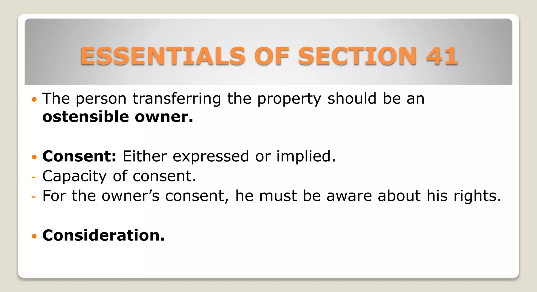 OSTENSIBLE OWNER.pptx | Law