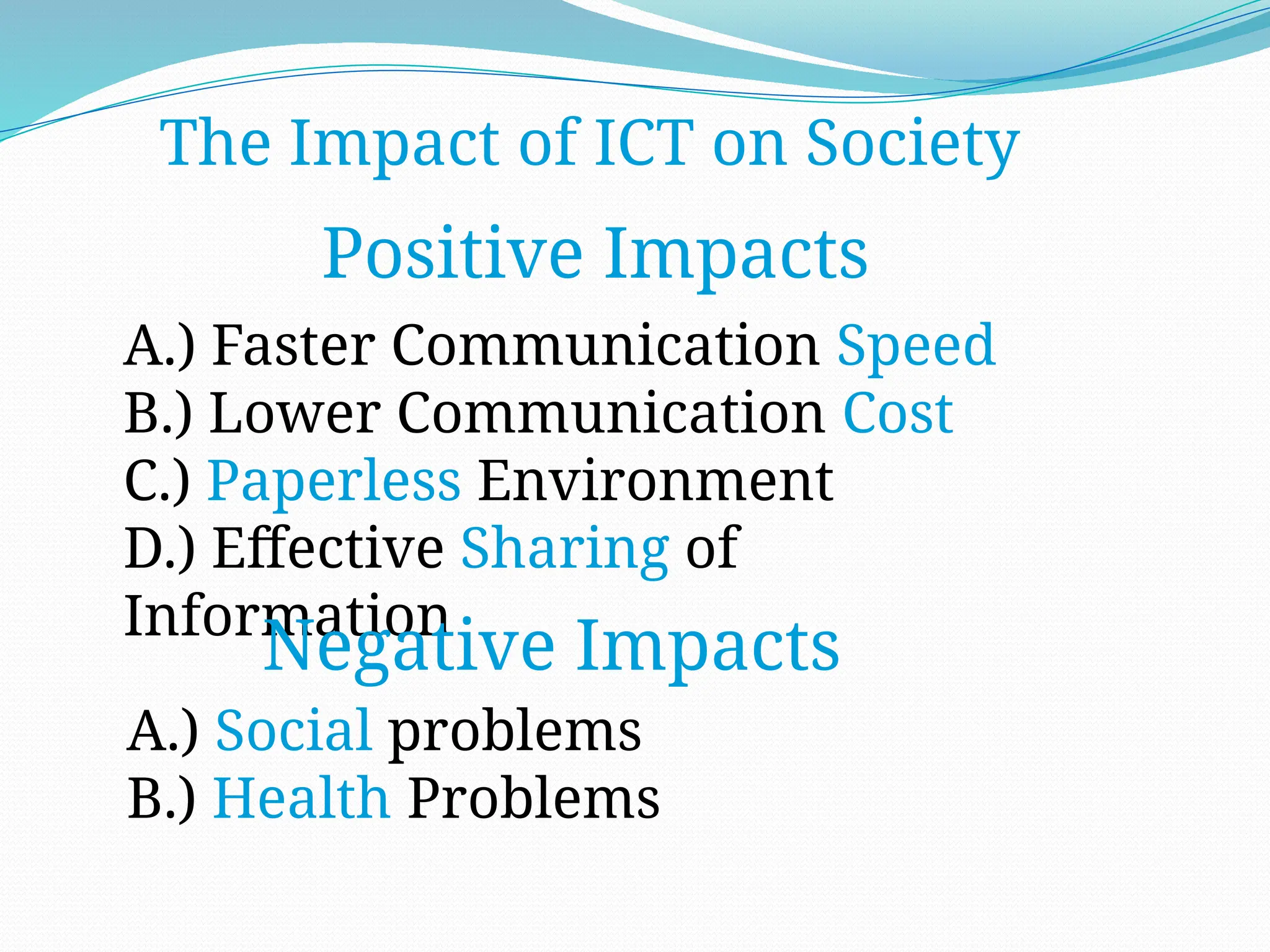 Presentation on Impact of ICT on Our Society | PPT