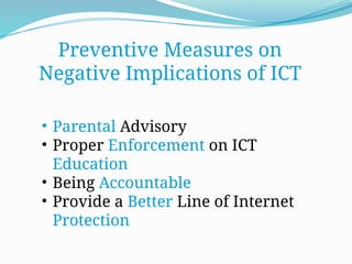 Presentation on Impact of ICT on Our Society | PPT