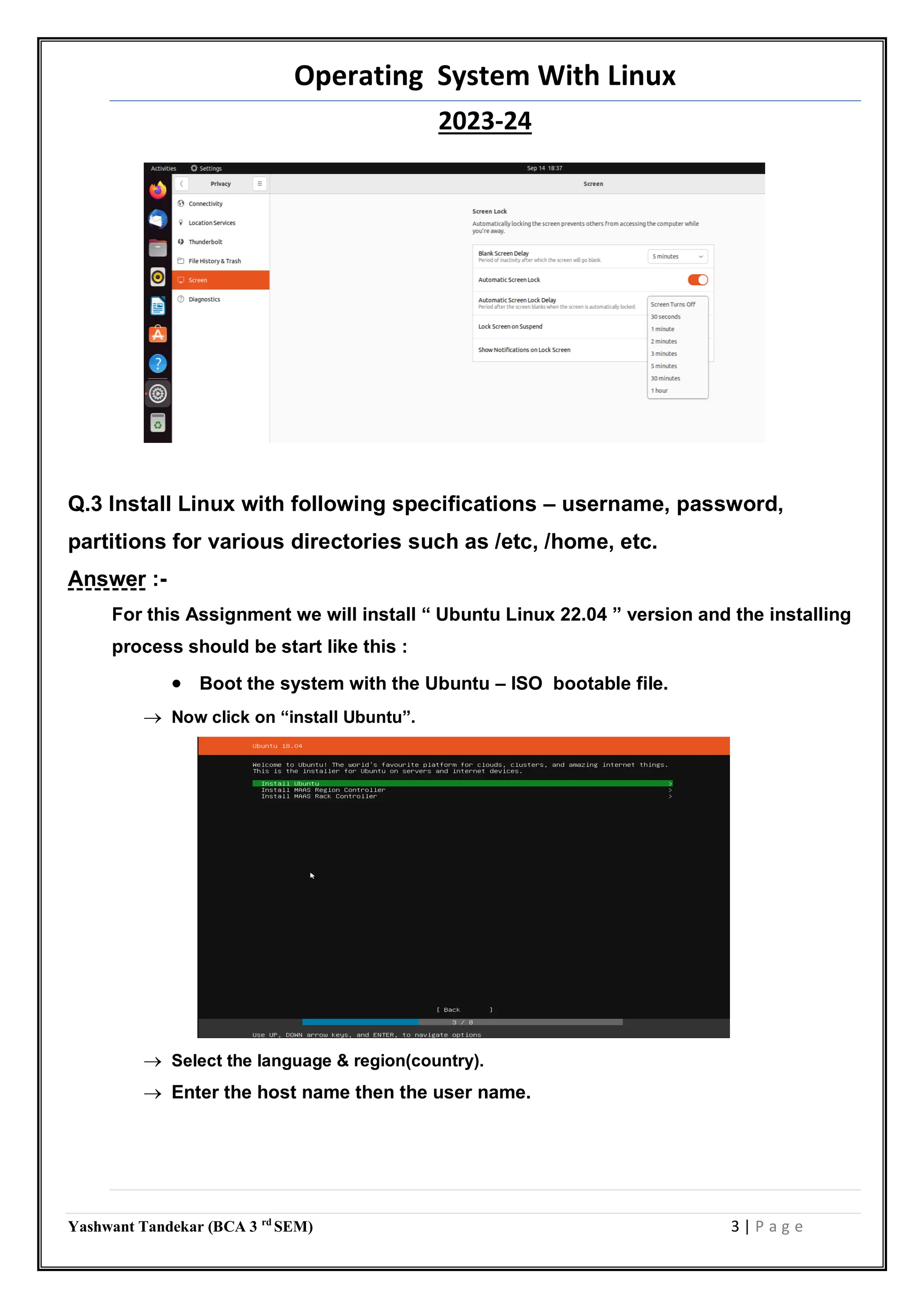 linux practical exam Digvajiya collage Rajnandgaon | PDF