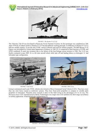 Review on Vertical Take Off and Landing (VTOL) Vehicles | PDF