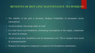 EHVAC transmission line maintenance techniques | PPTX