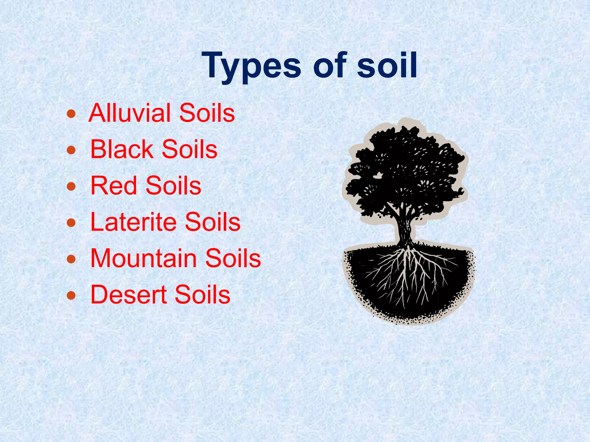 Different types of soil | PPTX | Geography | Science