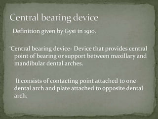 Gothic arch tracers | PPTX