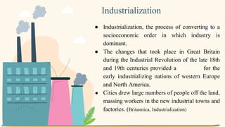 Impact of Industrialization in ‘Hard Times’ and ‘Modern Time’ | PPTX