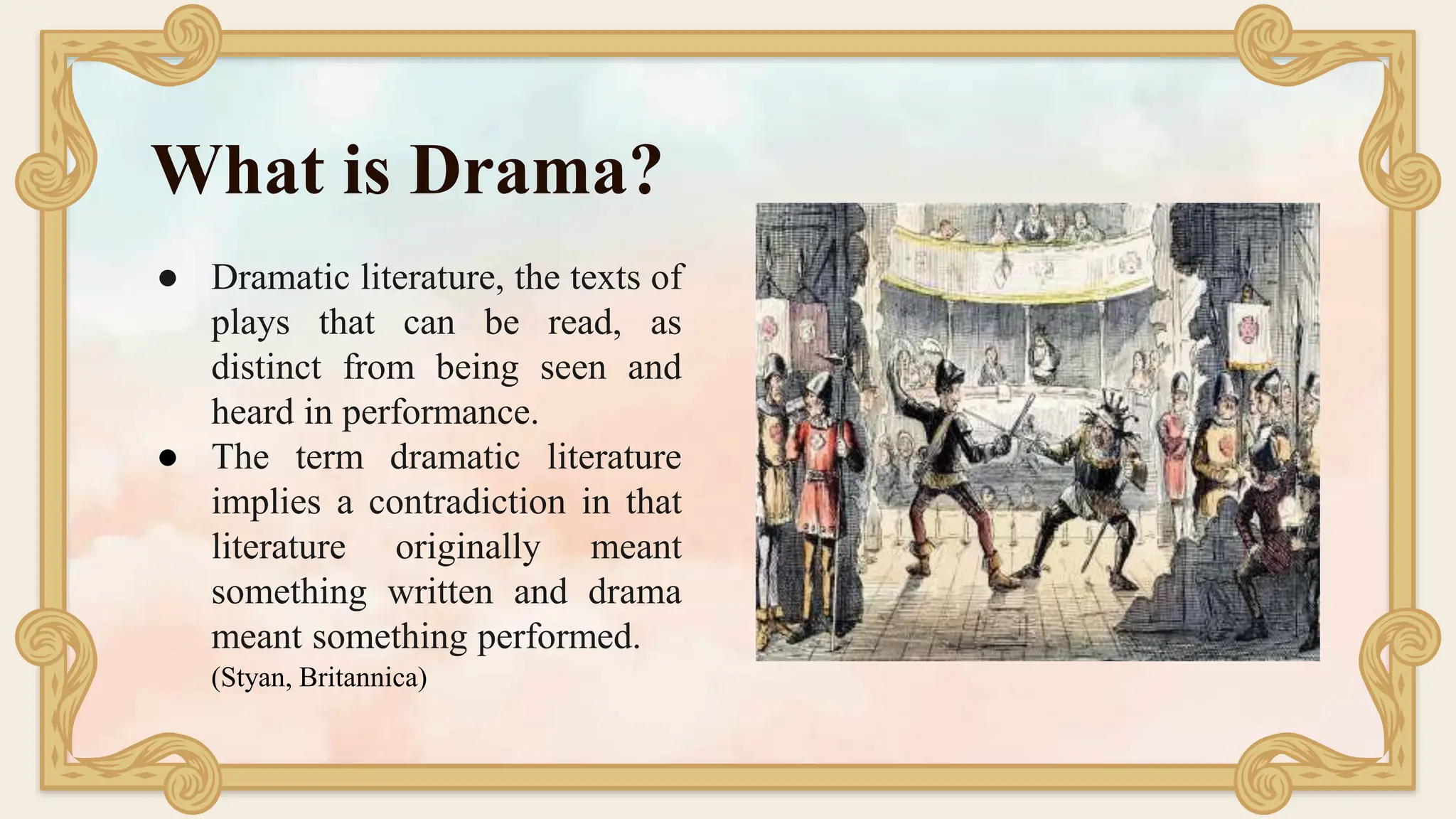 Comparison of Elizabethan and Restoration Drama | PPTX