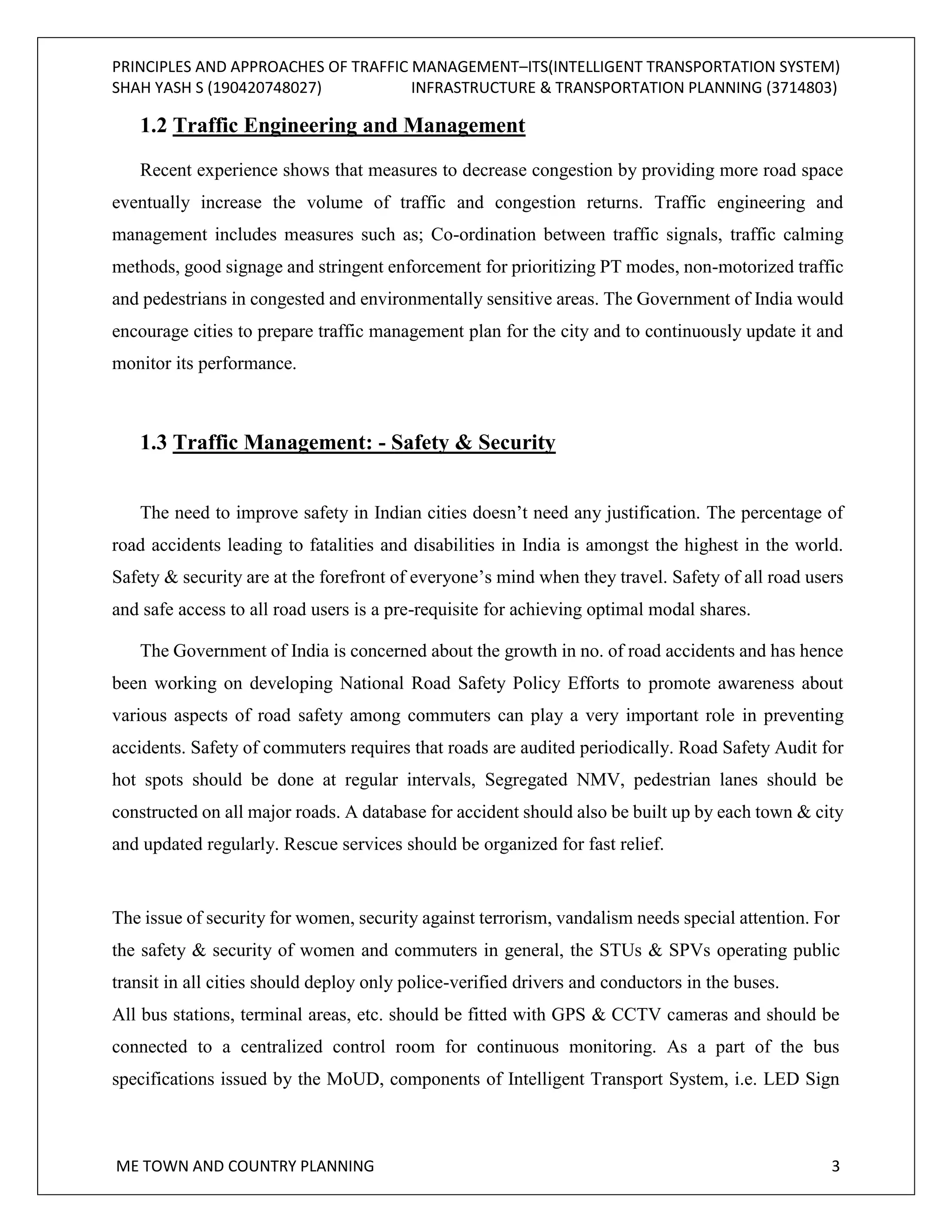 ITS (Intelligent Transportation System) Principles and approaches of ...