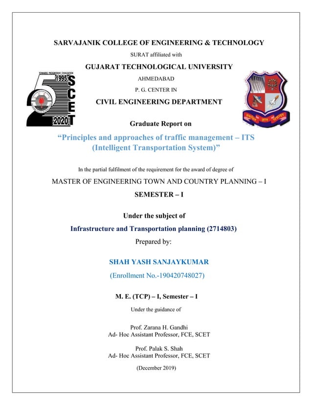 ITS (Intelligent Transportation System) Principles and approaches of ...