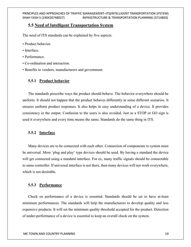 ITS (Intelligent Transportation System) Principles and approaches of ...