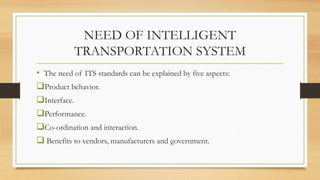 Intelligent Transportation Systems (ITS) | PPTX | Logistics and ...