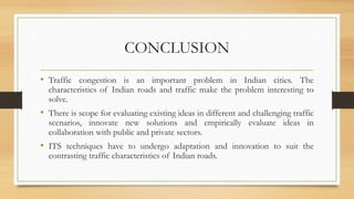 Intelligent Transportation Systems (ITS) | PPTX | Logistics and ...