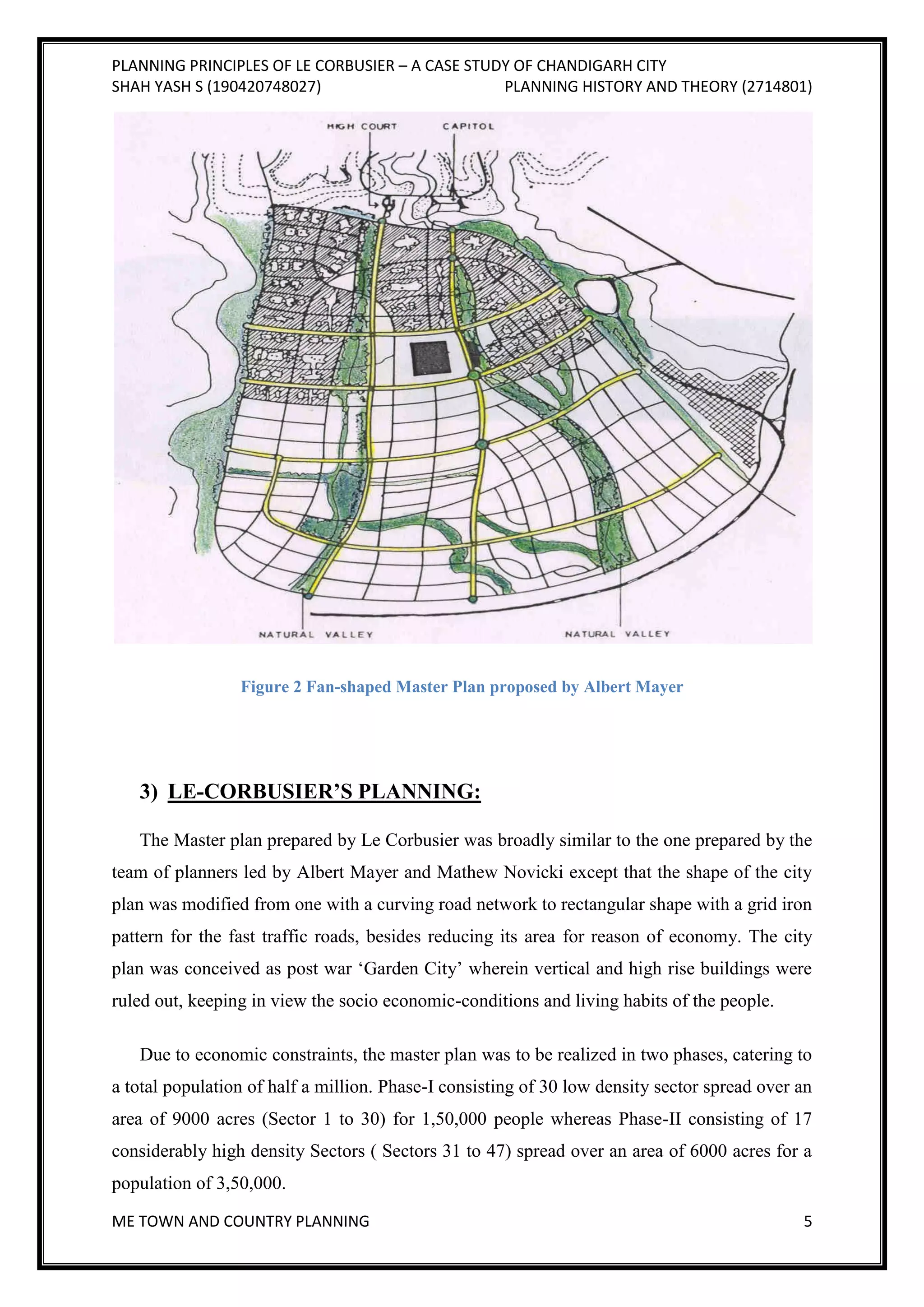 PLANNING PRINCIPLES OF LE CORBUSIER – A CASE STUDY OF CHANDIGARH CITY ...