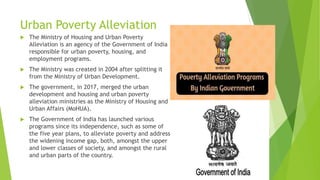 Urban Poverty Alleviation | PPTX