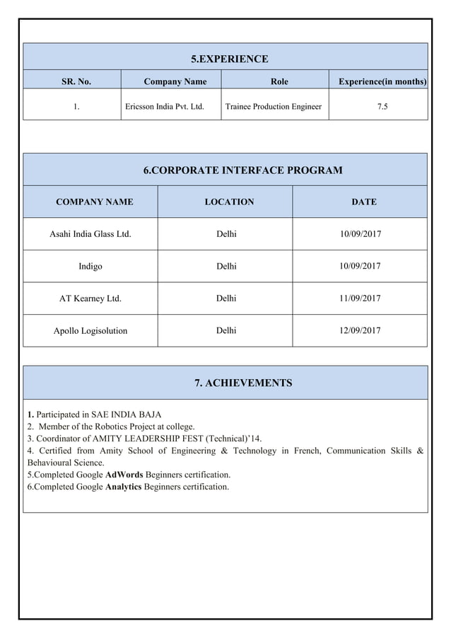 Yash Tiwari CV | PDF | Education