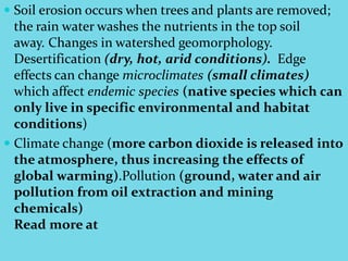 deforestation and environmental degradation | PPTX