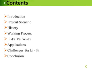 Li - Fi The Future Technology | PPTX