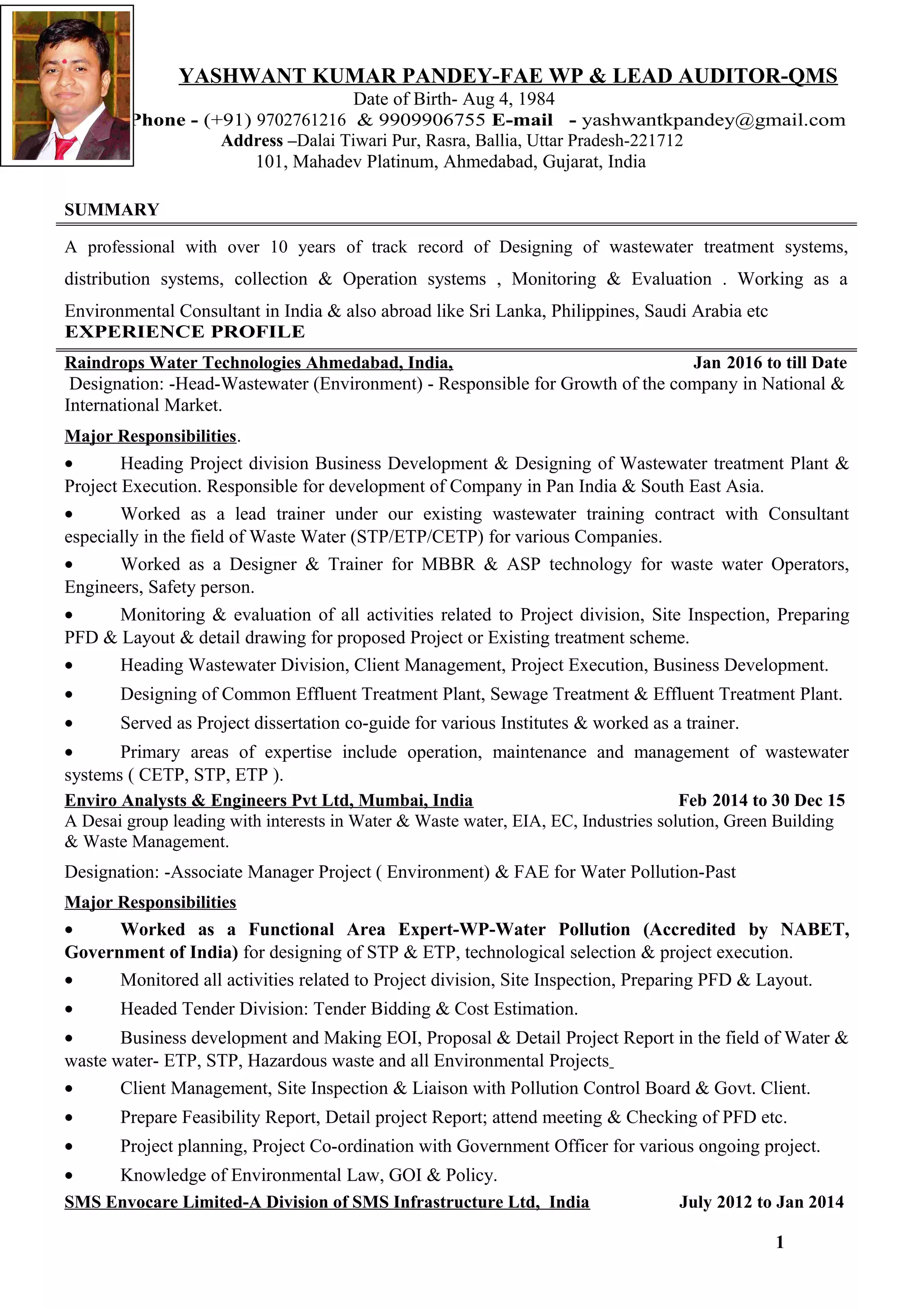 Yashwant Kumar Pandey | DOC