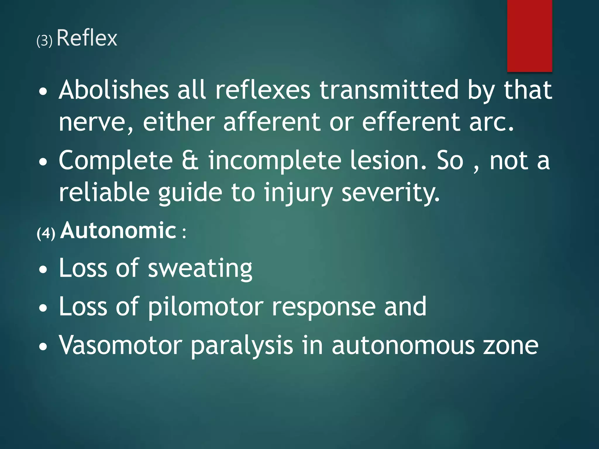 peripheral nerve injury concepts and management | PPTX