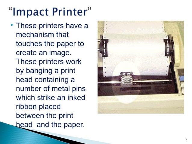 Printers And Its Types | PPT