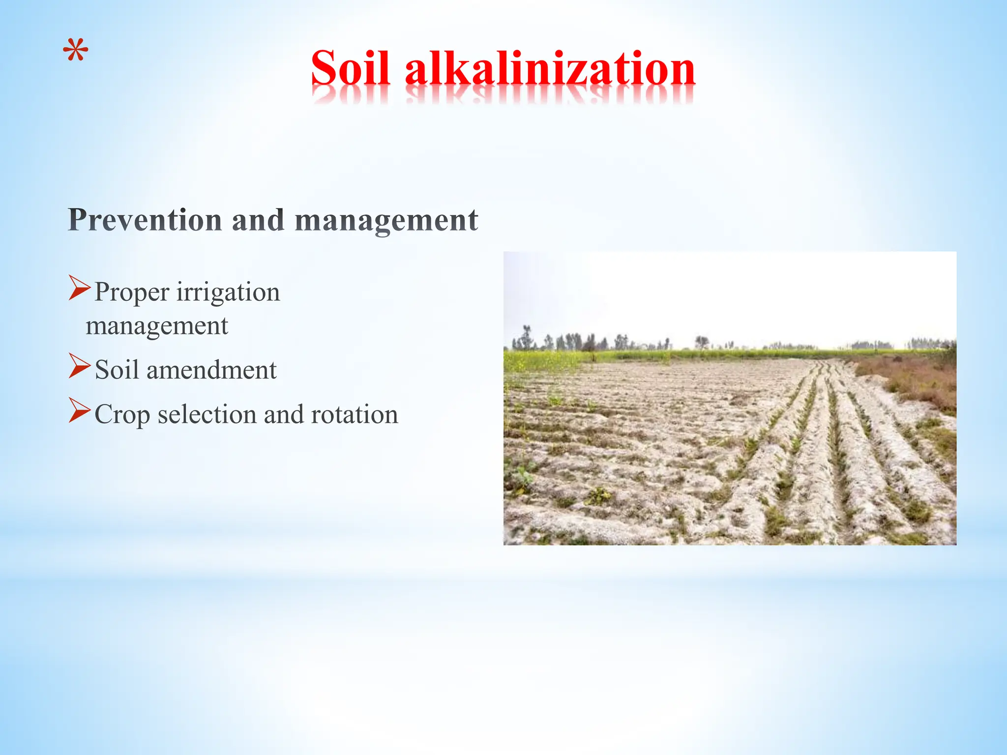 Soil solidification, acidification, alkalization and pollution | PPTX