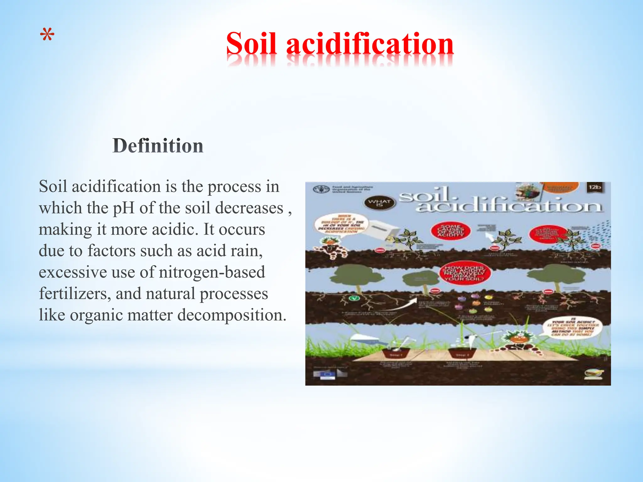 Soil solidification, acidification, alkalization and pollution | PPTX
