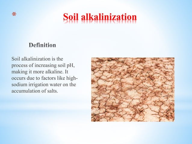 Soil solidification, acidification, alkalization and pollution | PPTX ...