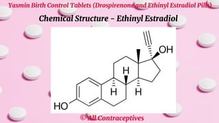 Yasmin Birth Control Tablets (Drospirenone and Ethinyl Estradiol Pills ...