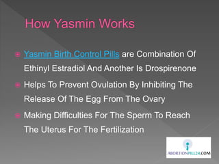 Yasmin Birth Control Pill | PPT