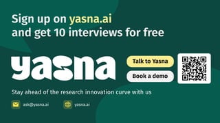 AI-powered interviewing: Best practices from Yasna | PPT