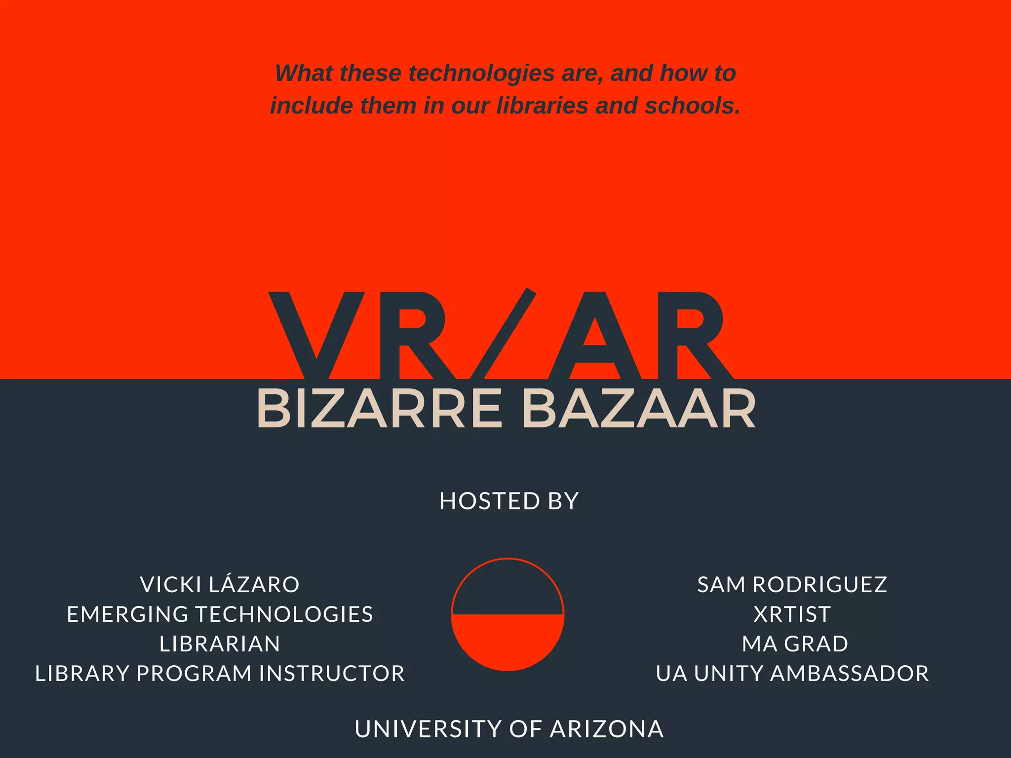 VR/AR Bizarre Bazaar: An introduction to virtual and augmented reality ...
