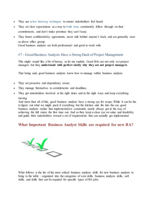Business Analyst Documentation | DOCX