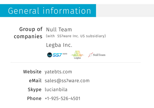 Yatebts presentation | PPT