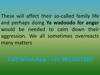 Ya wadoodo for anger | PPT | Free Download