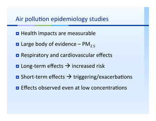 Yawn - Measuring the Public Health Impacts of Air Pollution in ...