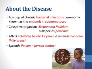 Yaws eradication programme | PPTX