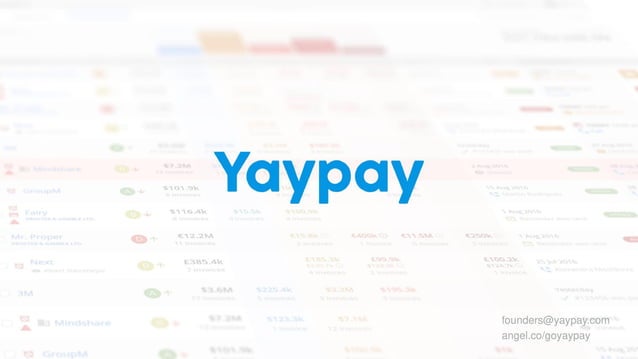 Yay Pay Pitch Deck | PDF