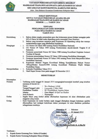 Yayasan fasta | DOCX