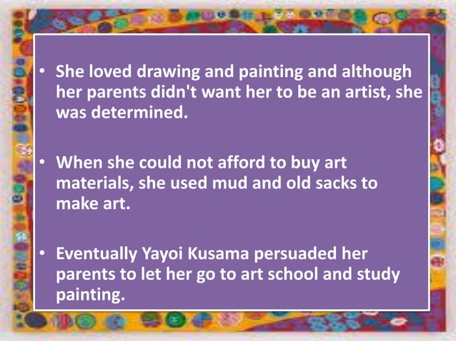 Yayoi Kusama for kids | PDF