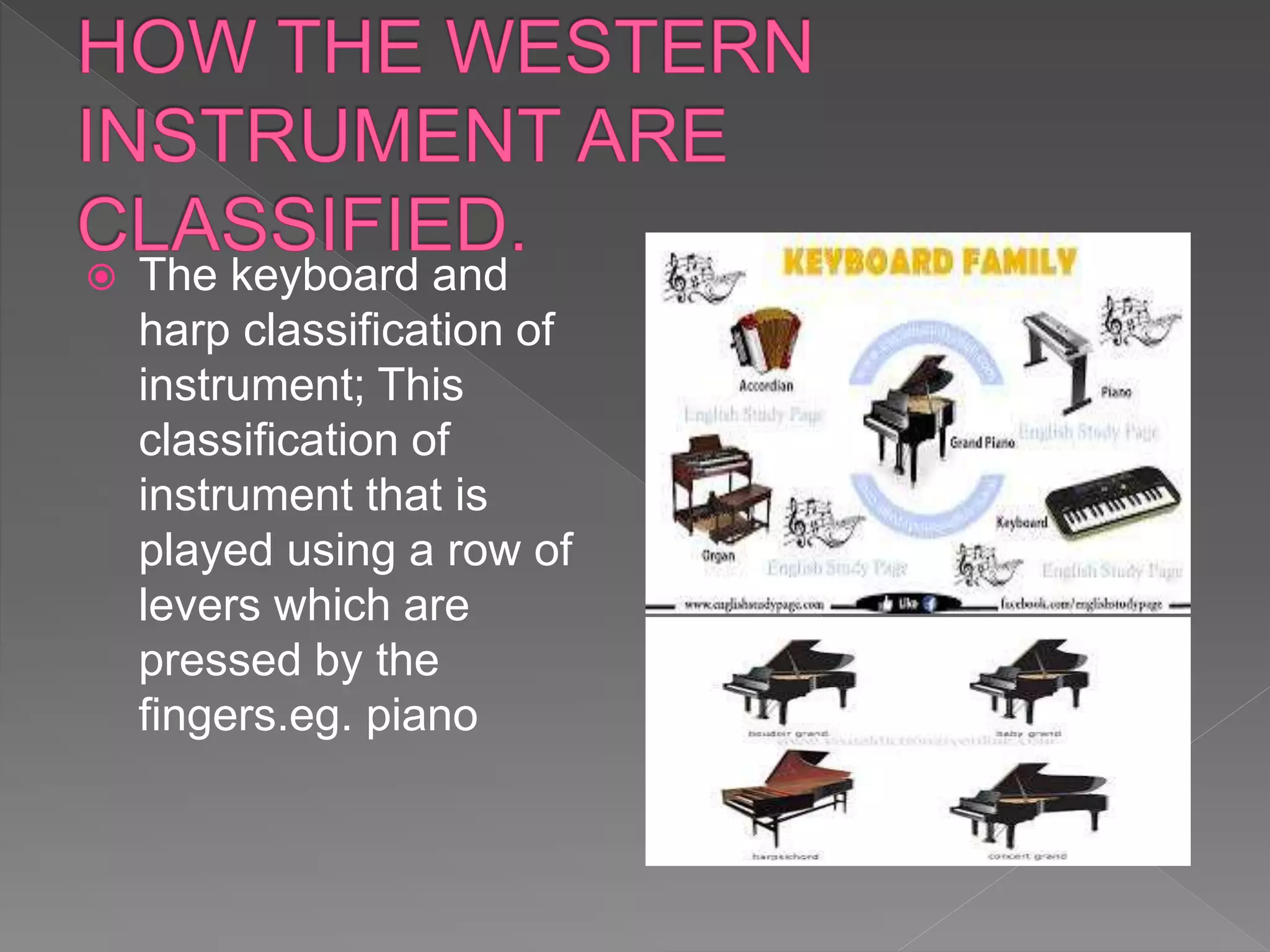 INSTRUMENTAL CLASSIFICATION 1 | PPTX