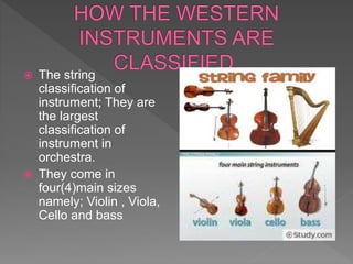 INSTRUMENTAL CLASSIFICATION 1 | PPTX