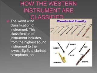 INSTRUMENTAL CLASSIFICATION 1 | PPTX