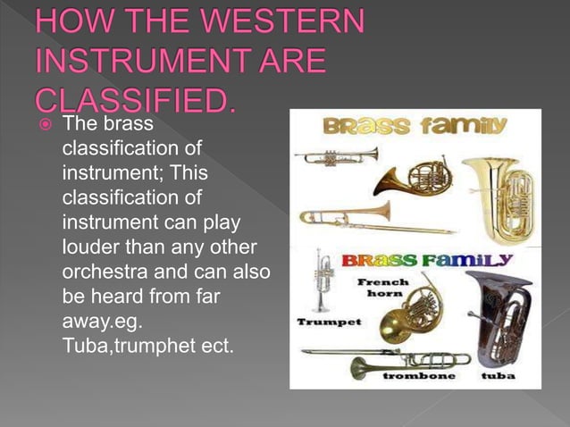INSTRUMENTAL CLASSIFICATION 1 | PPTX | Music | Entertainment