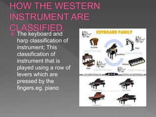 INSTRUMENTAL CLASSIFICATION 1 | PPTX