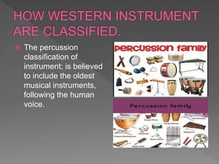 INSTRUMENTAL CLASSIFICATION 1 | PPTX