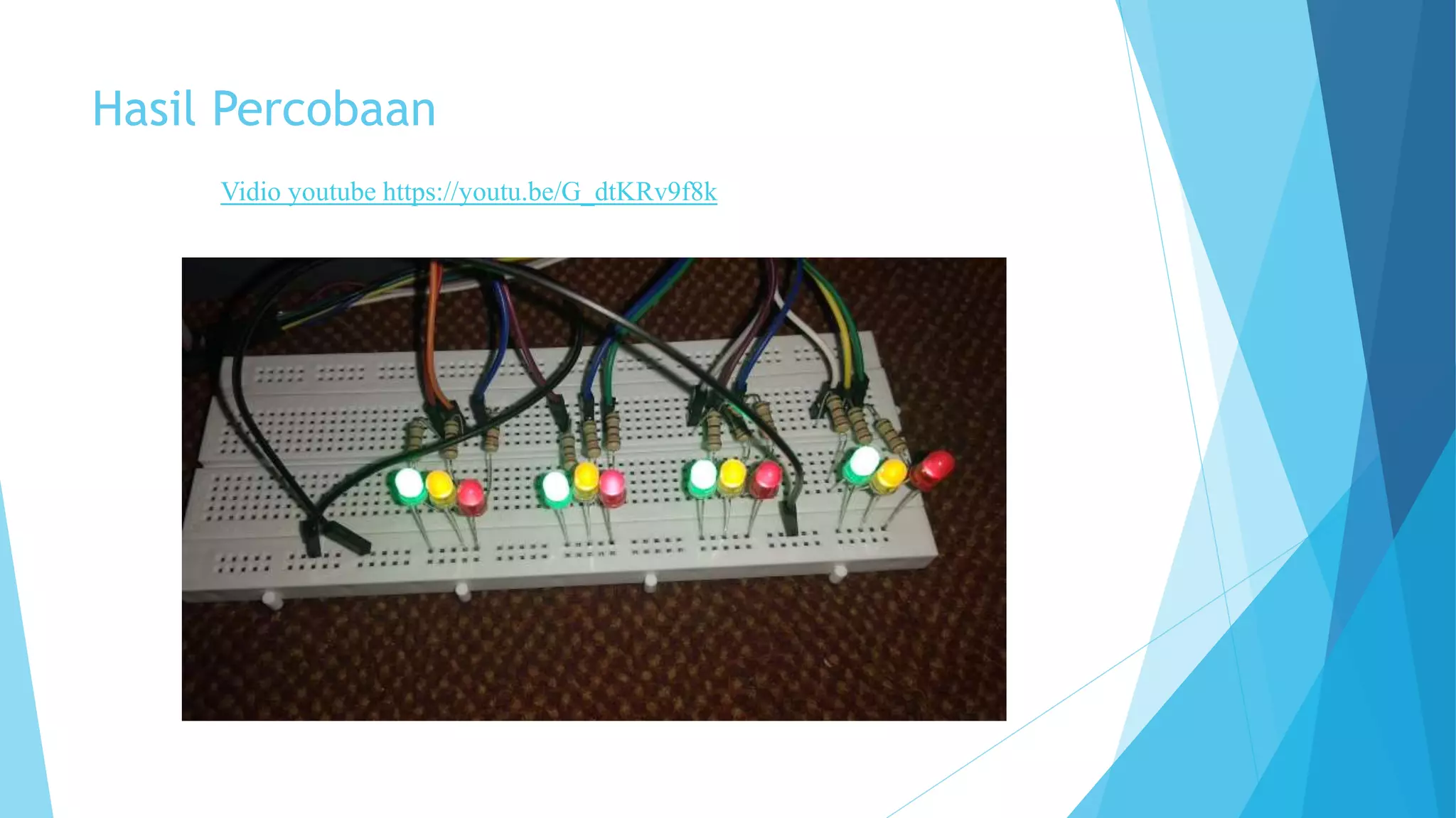 Running LED dengan Kontrol AT-Mega 16 | PPTX