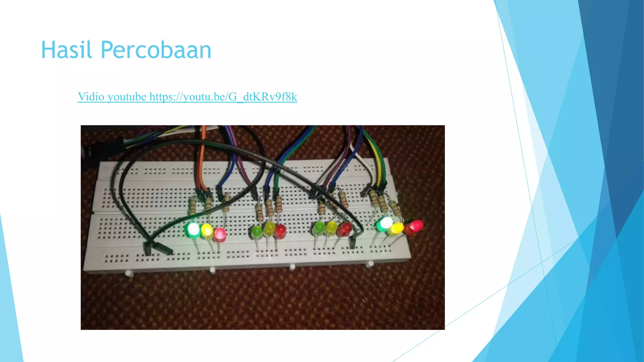 Running LED dengan Kontrol AT-Mega 16 | PPTX