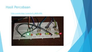 Running LED dengan Kontrol AT-Mega 16 | PPTX