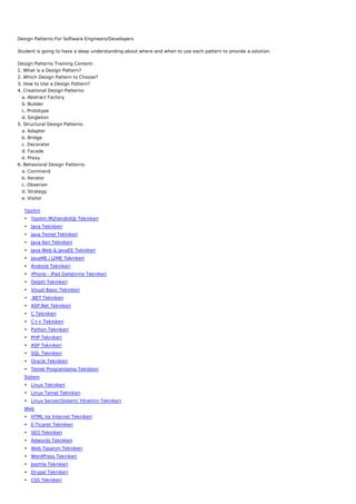 Yazilim muhendisligi-teknikeri | PDF