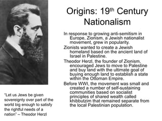 The history of the arab-israeli conflict | PPT