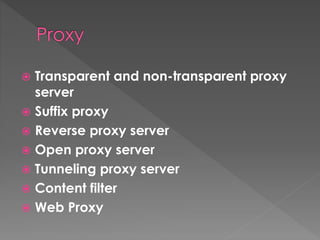 System and network administration network services | PPTX